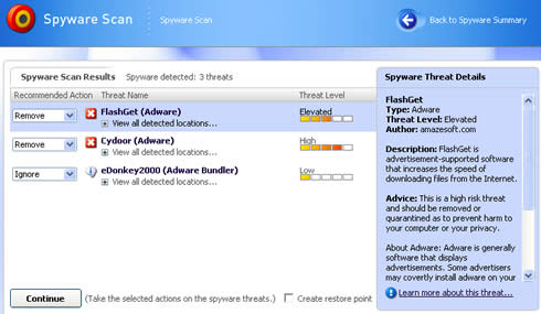 Microsoft Antispyware - Printer Friendly version